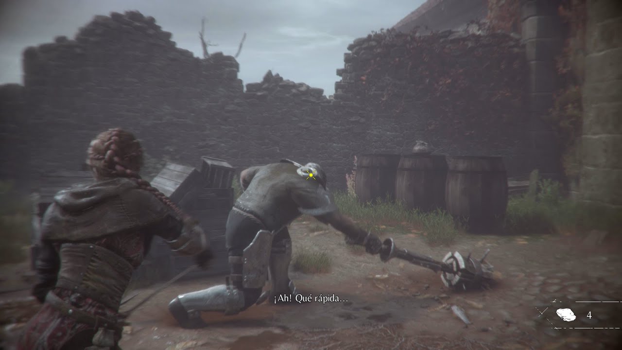 A Plague Tale Innocense | Boss Aldeano con armadura - YouTube