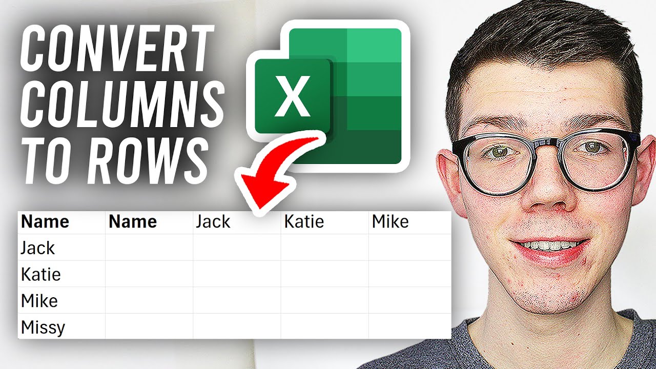 How To Convert Columns To Rows In Excel Full Guide YouTube How To Convert Columns To Rows In Excel Full Guide YouTube