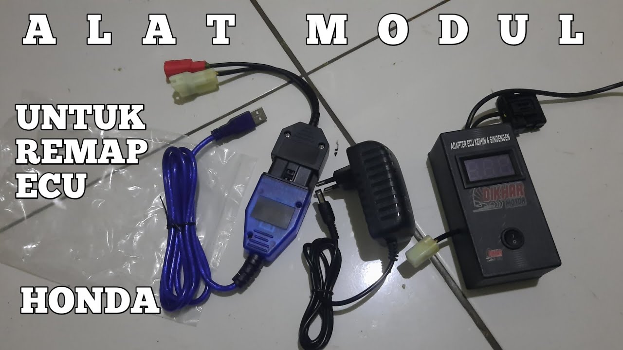 Unboxing alat modul remap motor honda - YouTube