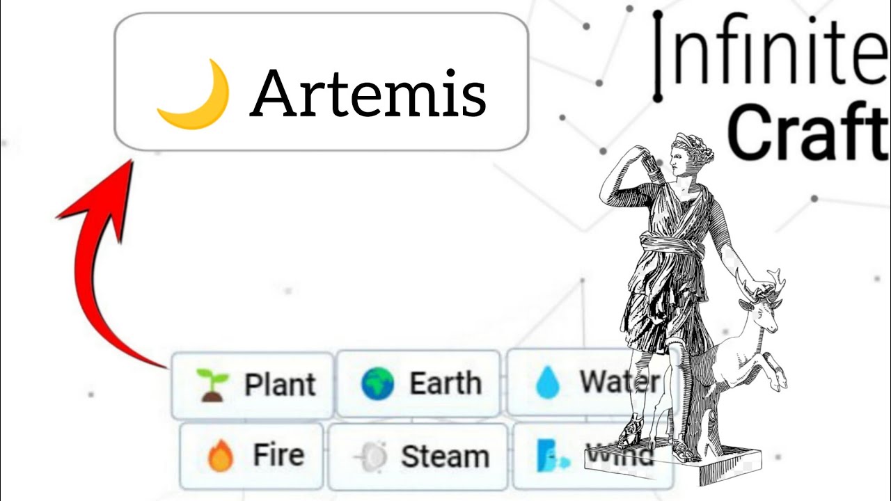 How to make Artemis in infinite craft | infinity craft - YouTube