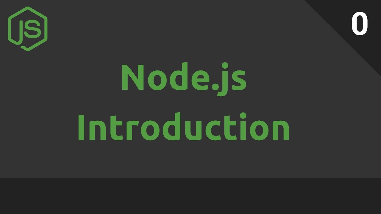 Node.js #0: ما هي نود جي إس ؟ - YouTube