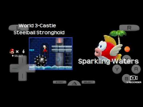 New Super Mario bros U DS World 3-castle - YouTube