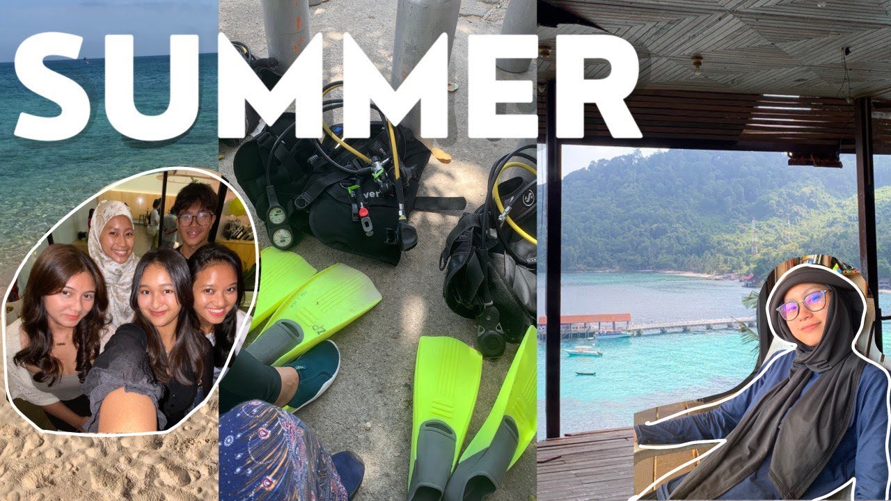 malaysian summer | scuba diving, birthday parties and yoga! - YouTube