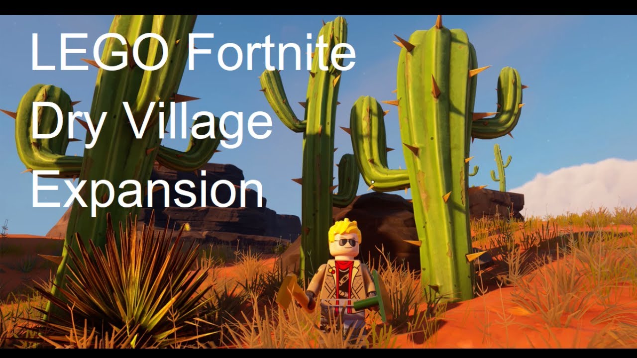 [LEGO Fortnite] Dry Valley Village Build! - YouTube