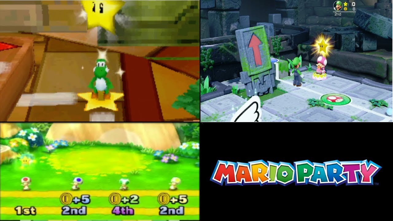 Evolution of 'You Got A Star!' in Mario Party - Part 2 (2007 - 2018 ...