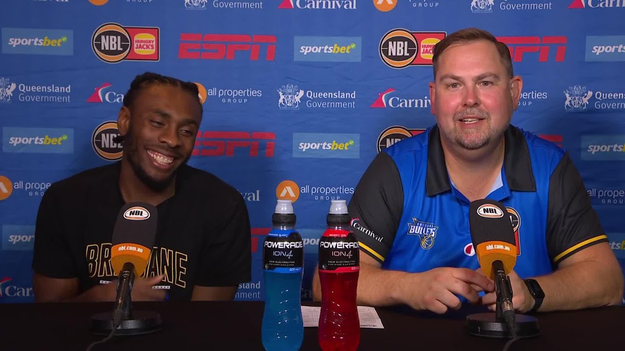 Justin Schueller and James Batemon press conference vs South East ...