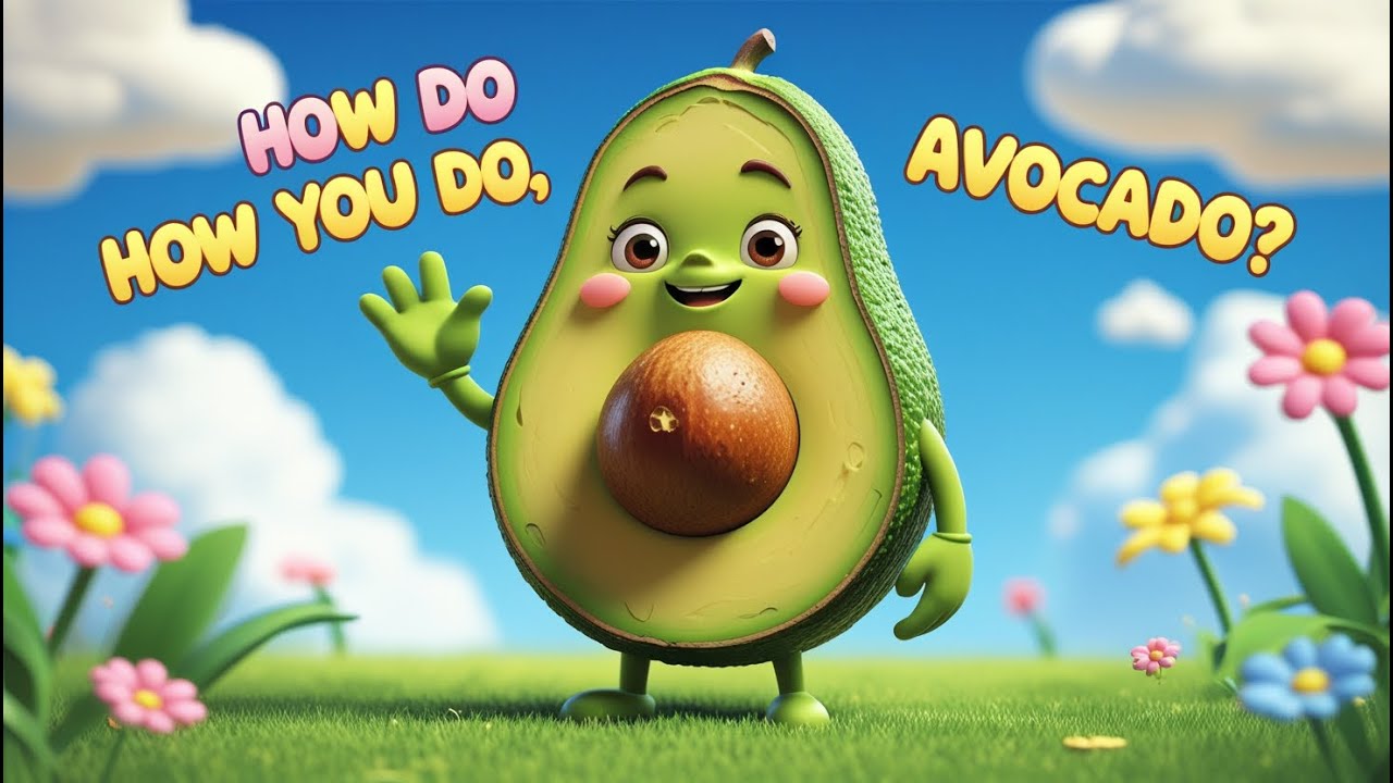How do you do? Avocado | Nursery rhymes for Toddlers - YouTube