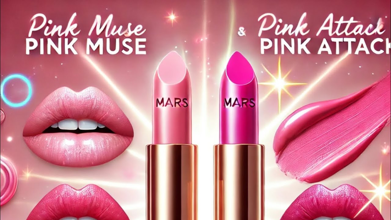 "Must-Try Mars Lipsticks: Pink Muse & Pink Attack Review!" - YouTube