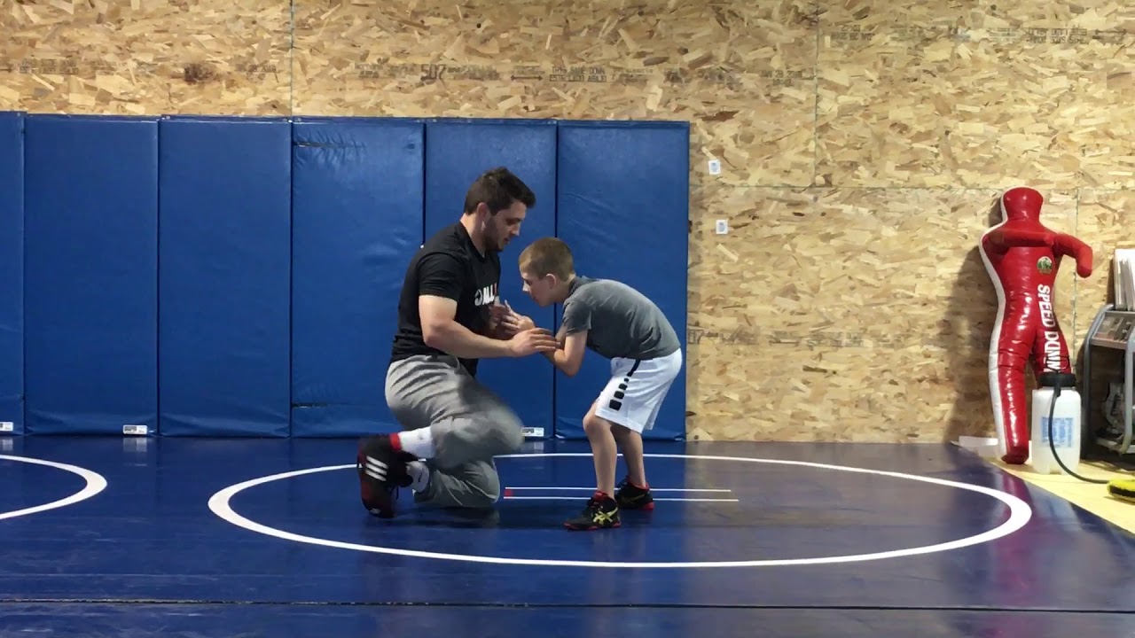 Kids Wrestling - Stance Elbow and Hand Position - YouTube