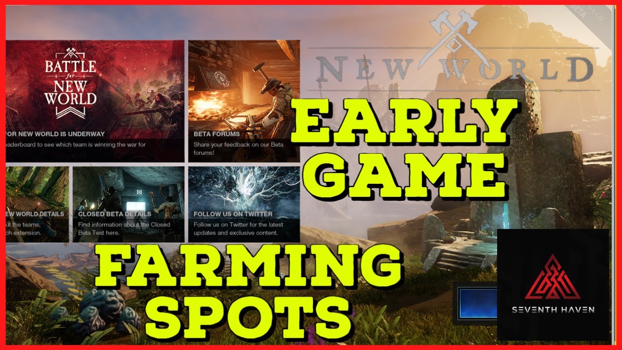 Early Game Farming Spots - New World MMO - YouTube