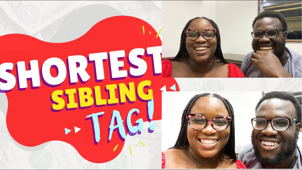 Shortest Sibling Tag! Meet my Brother🥰 - YouTube