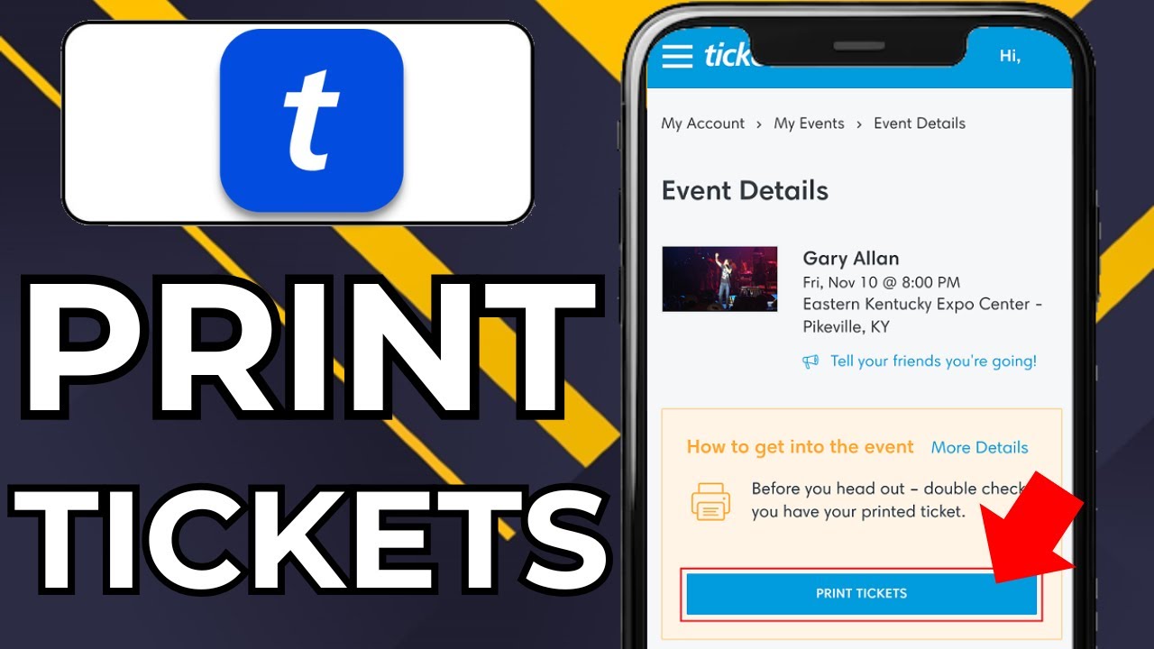 HOW TO PRINT TICKETS ON TICKETMASTER (2025) - YouTube