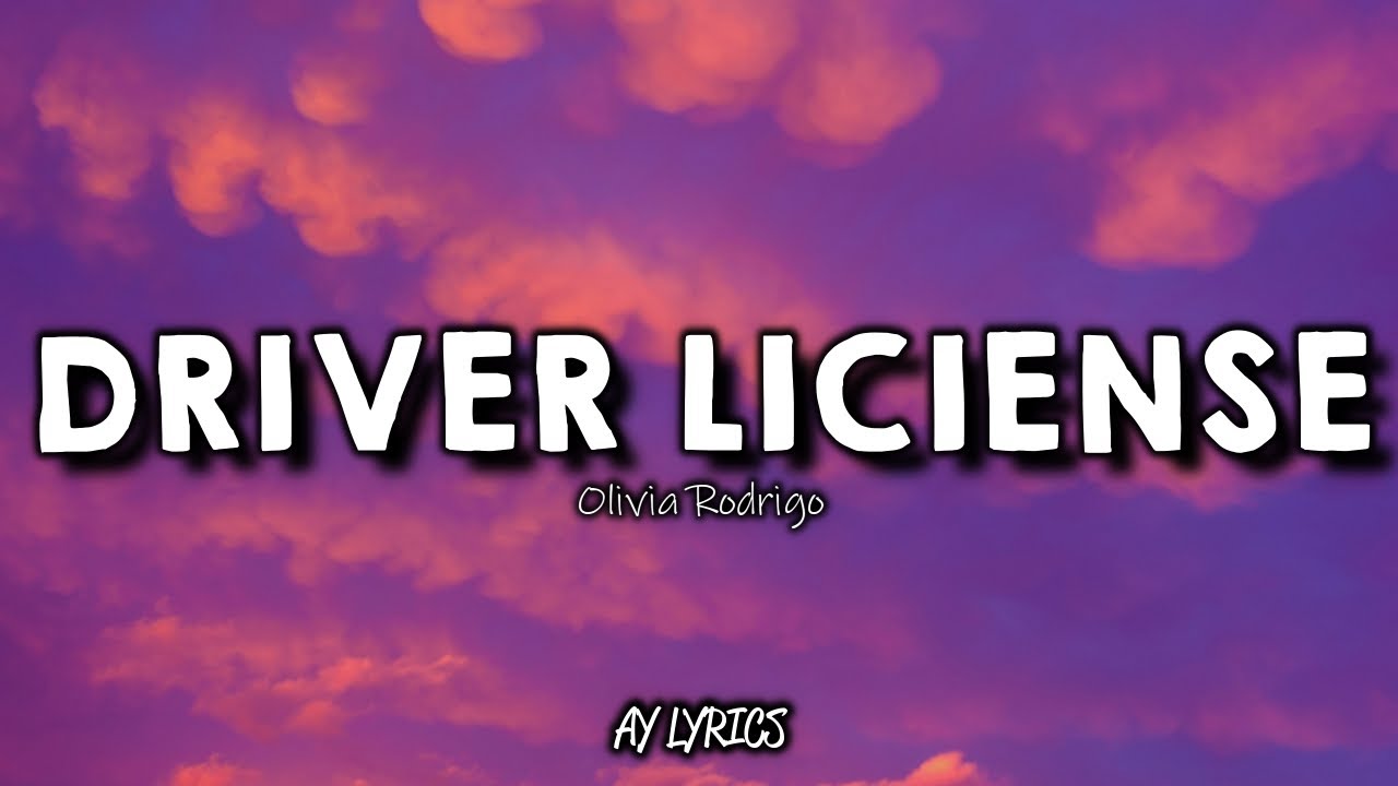 Olivia Rodrigo – drivers license (Lyrics) - YouTube