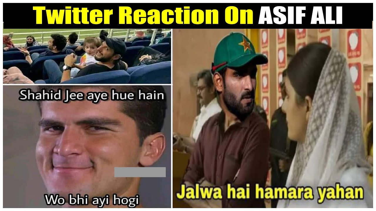 Twitter Reaction on Asif Ali 4 Sixes | Funny Memes | Pakistan vs ...