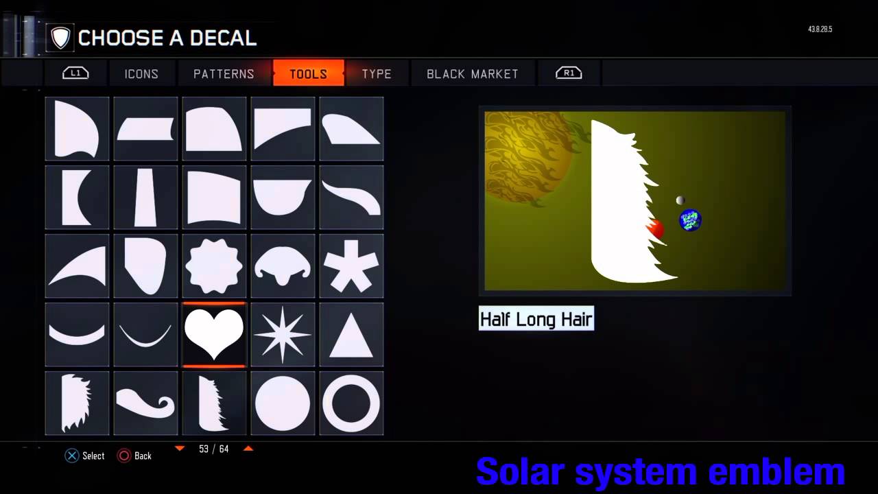 Bo3 cool emblem (Solar system) - YouTube