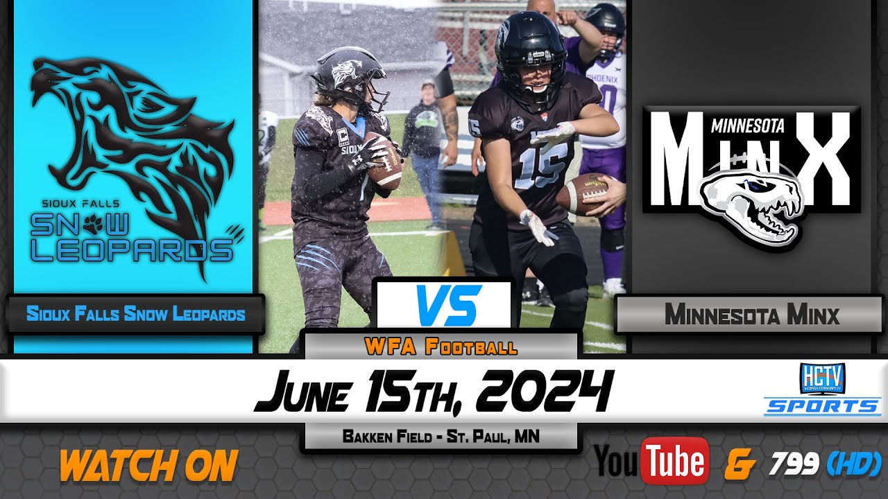 HCTV SPORTS: Minnesota Minx vs Sioux Falls Snow Leopards | 6.15.24 ...