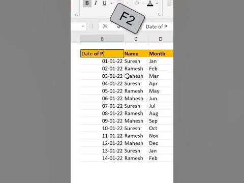 TOP 10 Keyboard Shortcuts for Excel Spreadsheets - YouTube