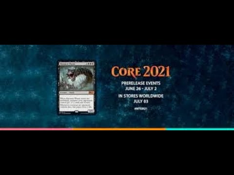 Core 2021 full booster box opening Magic the Gathering MTG M21 unboxing ...