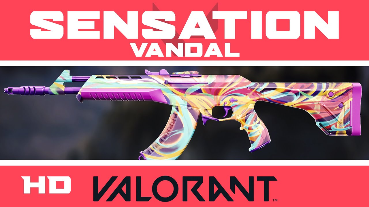 Sensation Vandal VALORANT Skin | New Skins Collection Showcase - YouTube