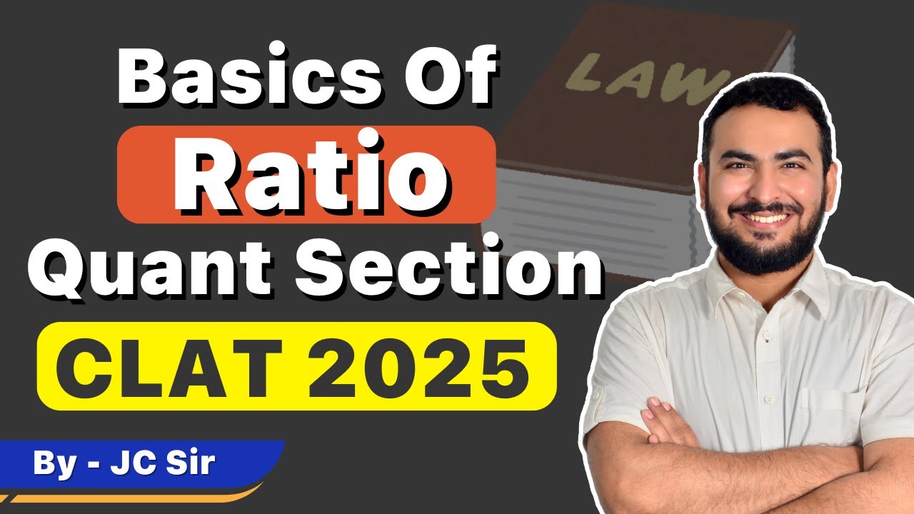 Basics Of Ratio Quant Section for CLAT 2025 | Tarkashastra - YouTube
