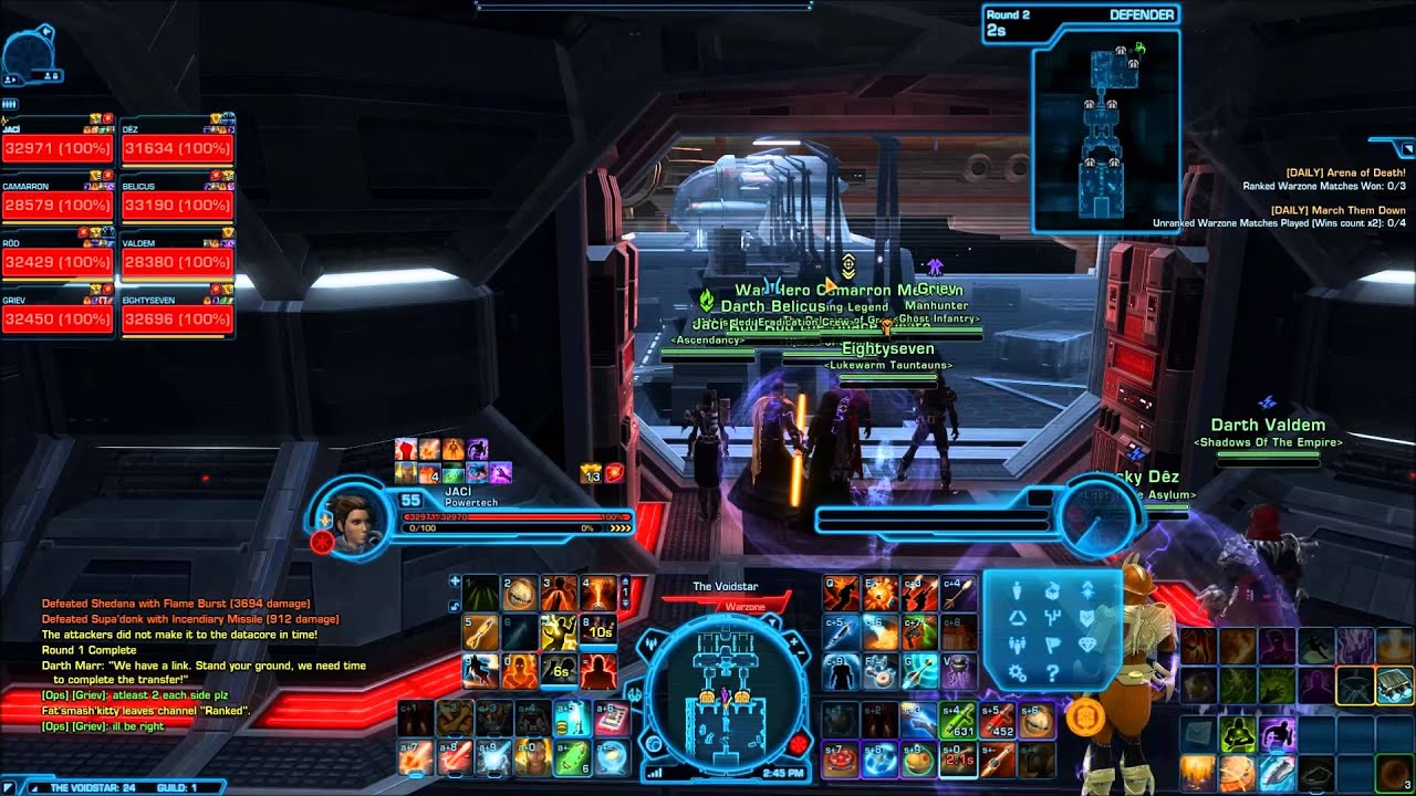 SWTOR Powertech Pyro 2 8 Fully Geared Valor 97 - YouTube
