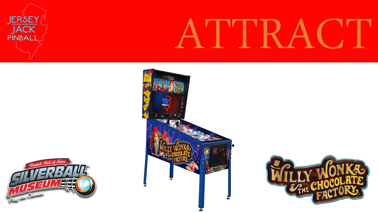 Willy Wonka Limited Edition Pinball - Attract Mode - YouTube