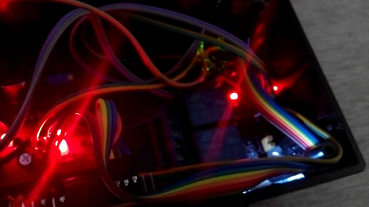 telemetry via HT modem fsk ic tcm3105 dht11 dan control relay - YouTube