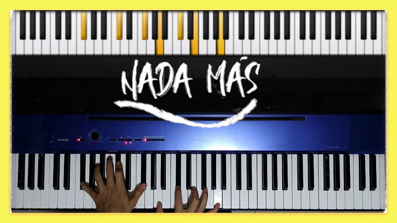 NADA MÁS - Generación 12 || PIANO TUTORIAL - YouTube