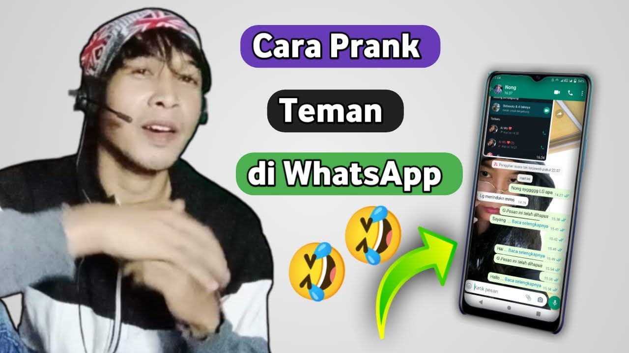 Cara prank teman menggunakan WhatsApp - YouTube