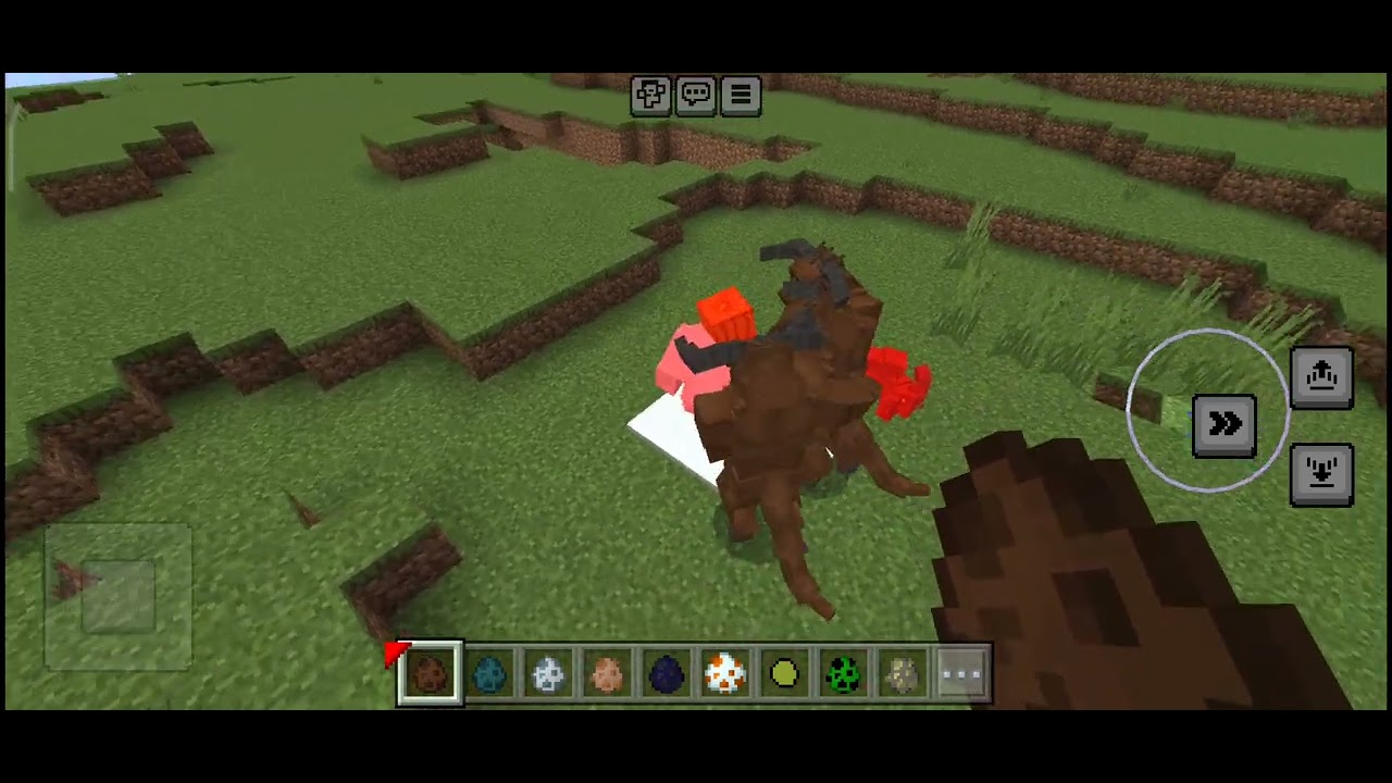 Snow golem vs minotaur - YouTube