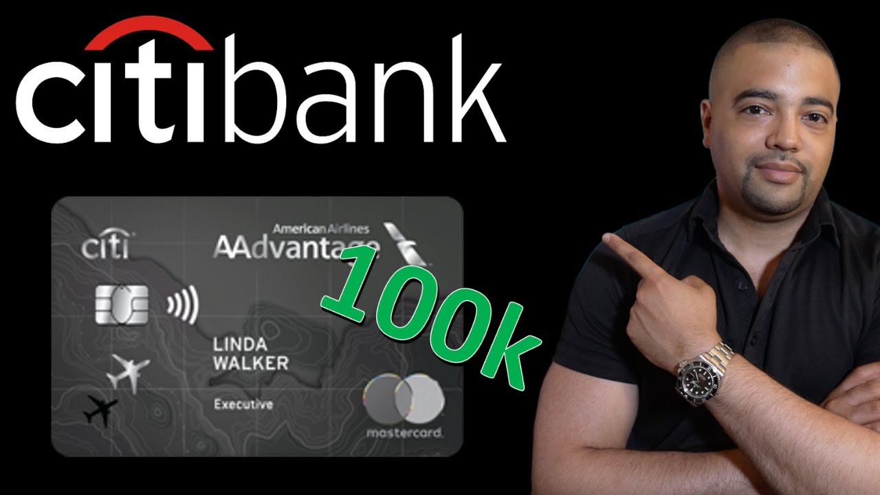 Citi AAdvantage Executive Card - 100k Welcome Offer - YouTube