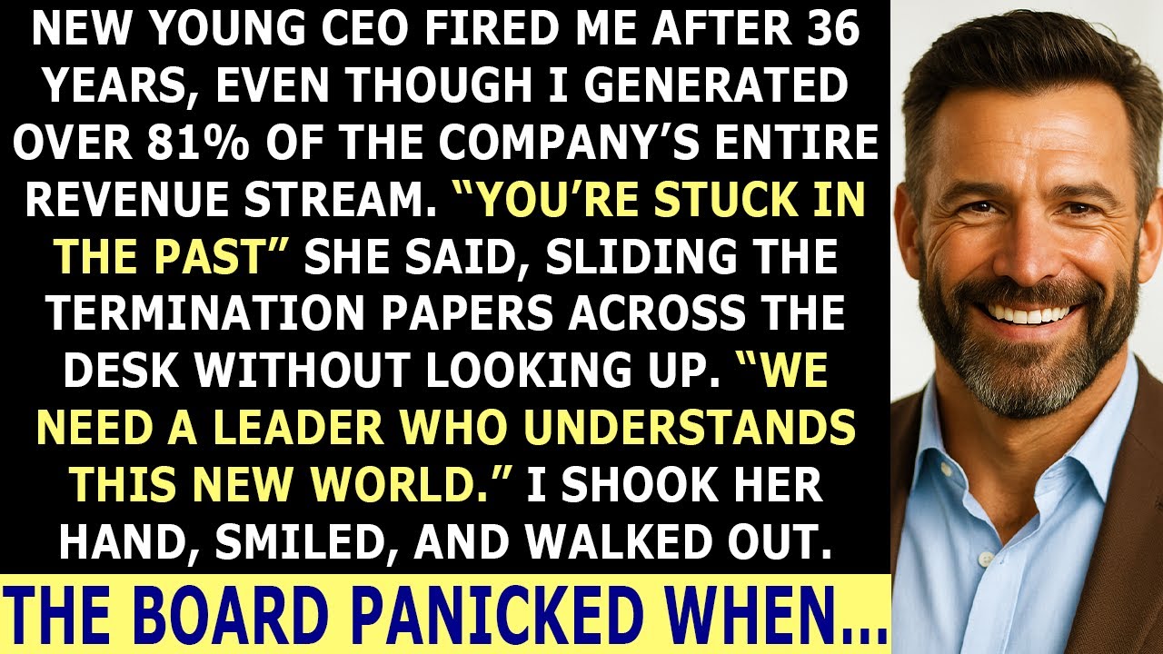 New Young CEO FIRED Me After 36 Years Even Though I Generated 81% Of ...