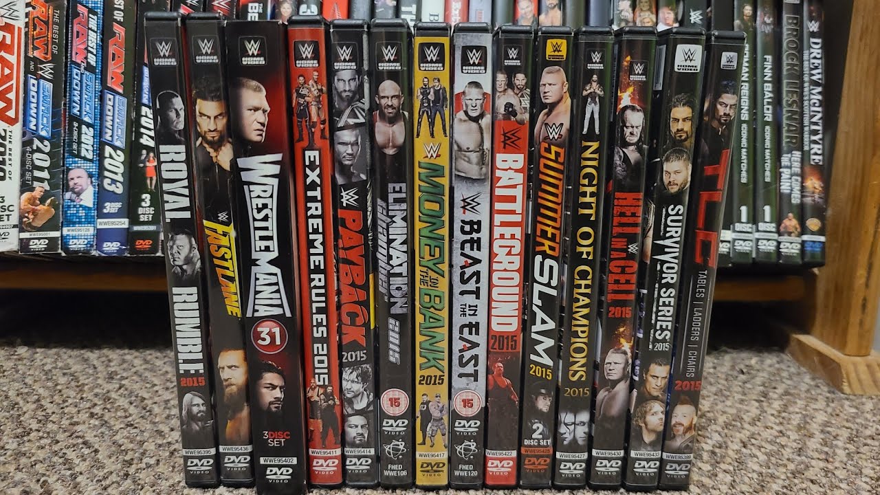 WWE 2015 PPV Dvd Collection - YouTube
