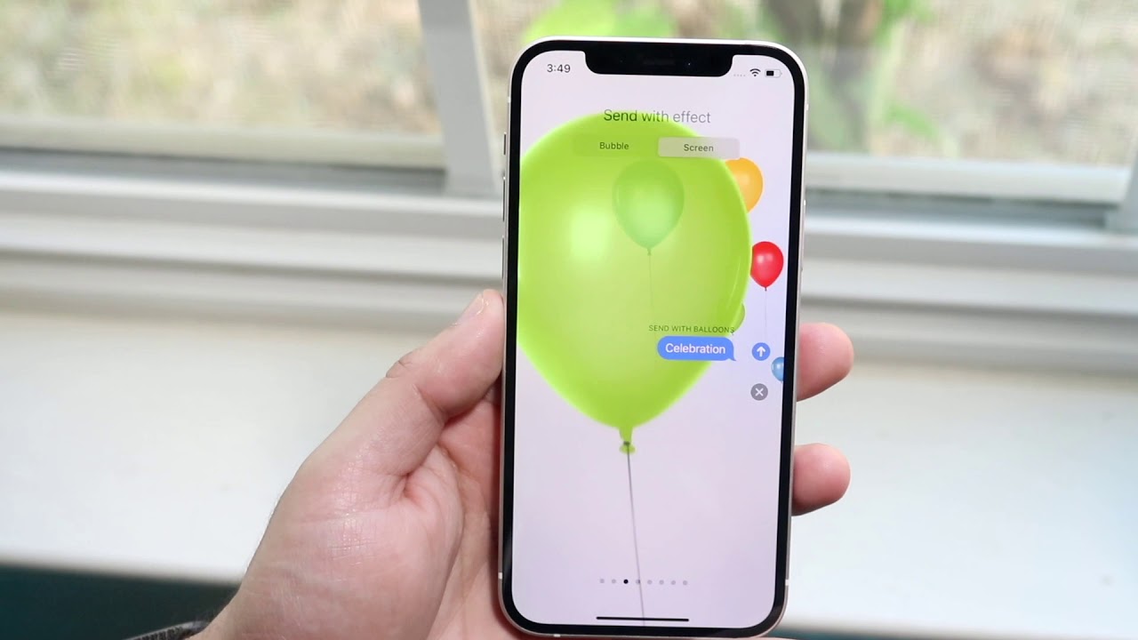 How To Send IMessage Balloon Effect YouTube How To Send IMessage Balloon Effect YouTube