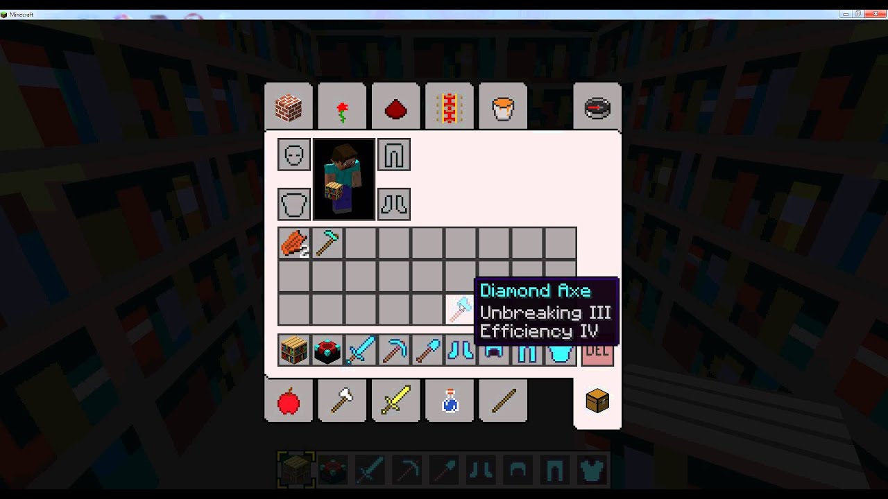 Minecraft - How To Enchant Weapons And Armor - YouTube