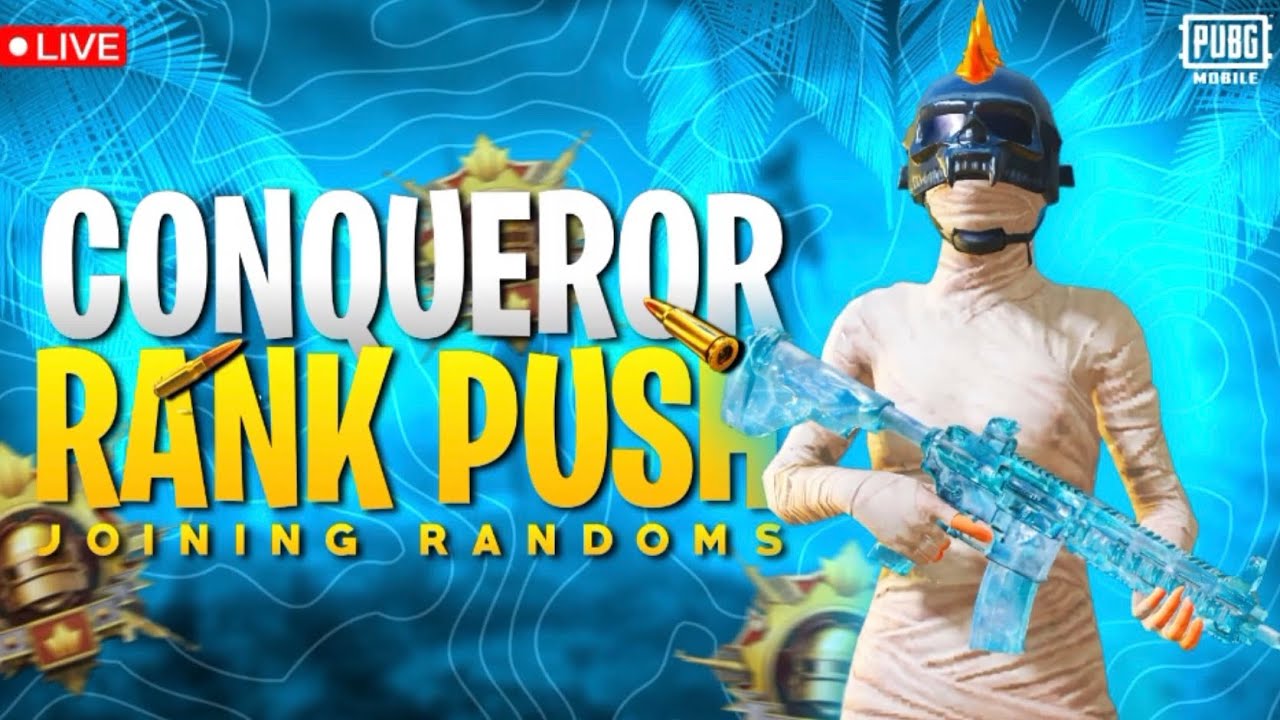 CONQUEROR RANK PUSH ll BGMI LIVE ll FURY with GAMING@vintagegaming2057 ...