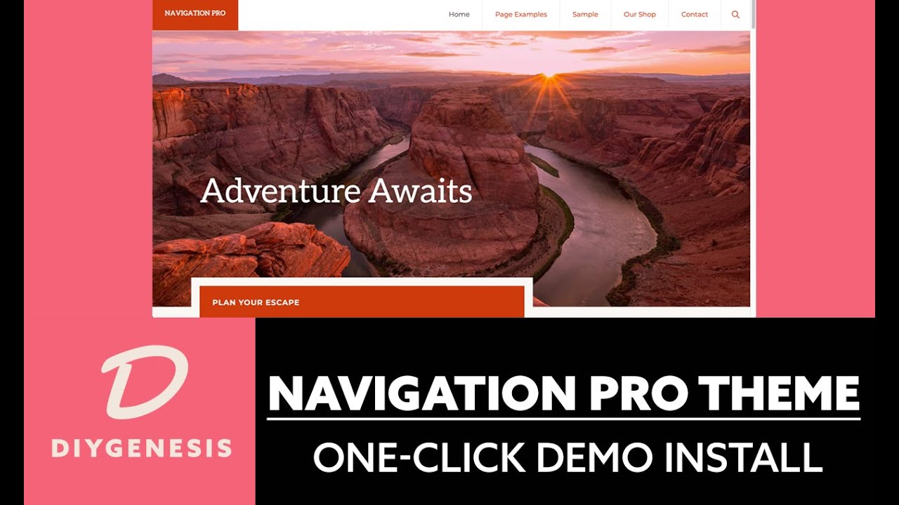 Navigation Pro Theme StudioPress 2020 - How To Install Starter Pack ...