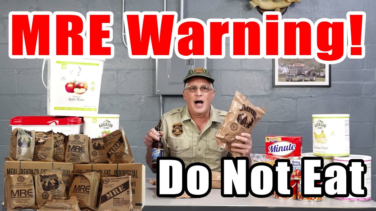 MRE WARNING! - Danger Do Not Eat These! Do Not Buy these on amazon or ...