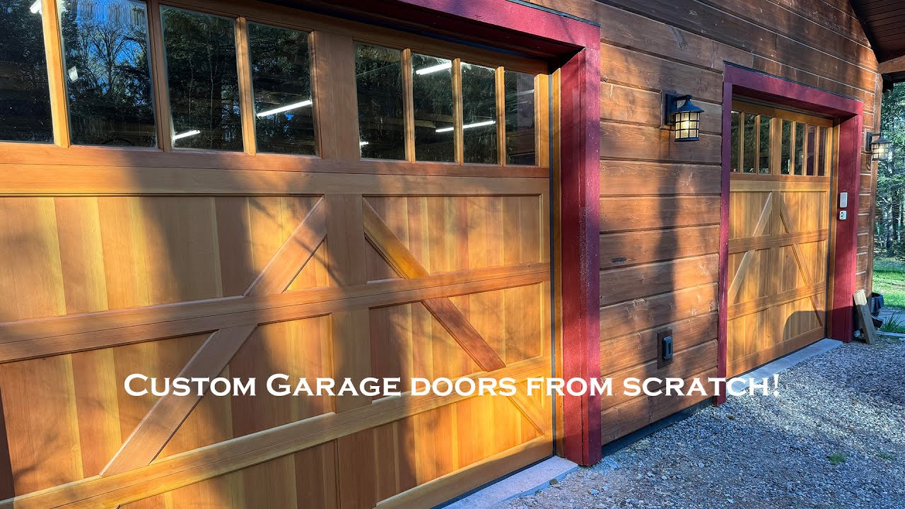 Building Custom Garage Doors || Ruetsche Builds - YouTube