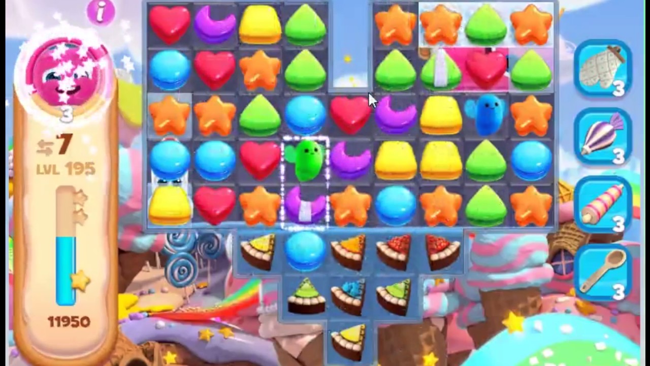 Cookie Jam Blast Level 195 - NO BOOSTERS 🍪 | SKILLGAMING OFFICIAL - YouTube