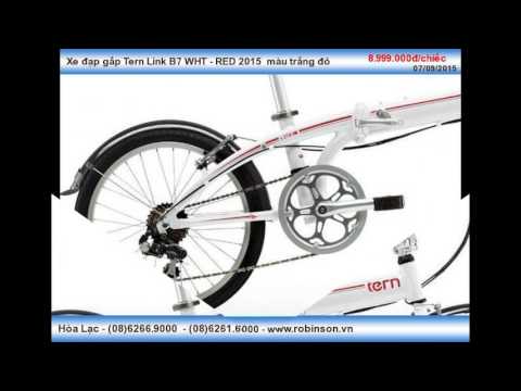 Xe đạp đẹp Tern Link B7 WHT - RED 2015 màu trắng đỏ - YouTube