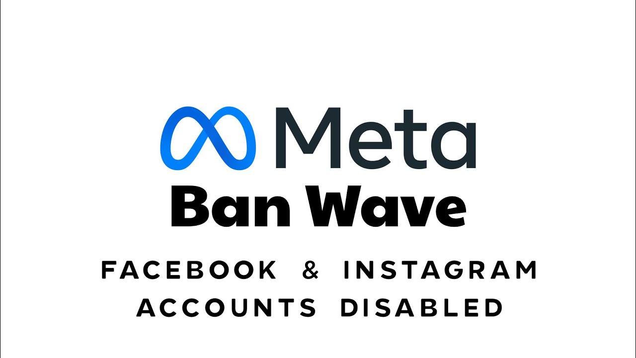 Meta Ban Wave - Facebook & Instagram Accounts Removed #facebook #meta # ...