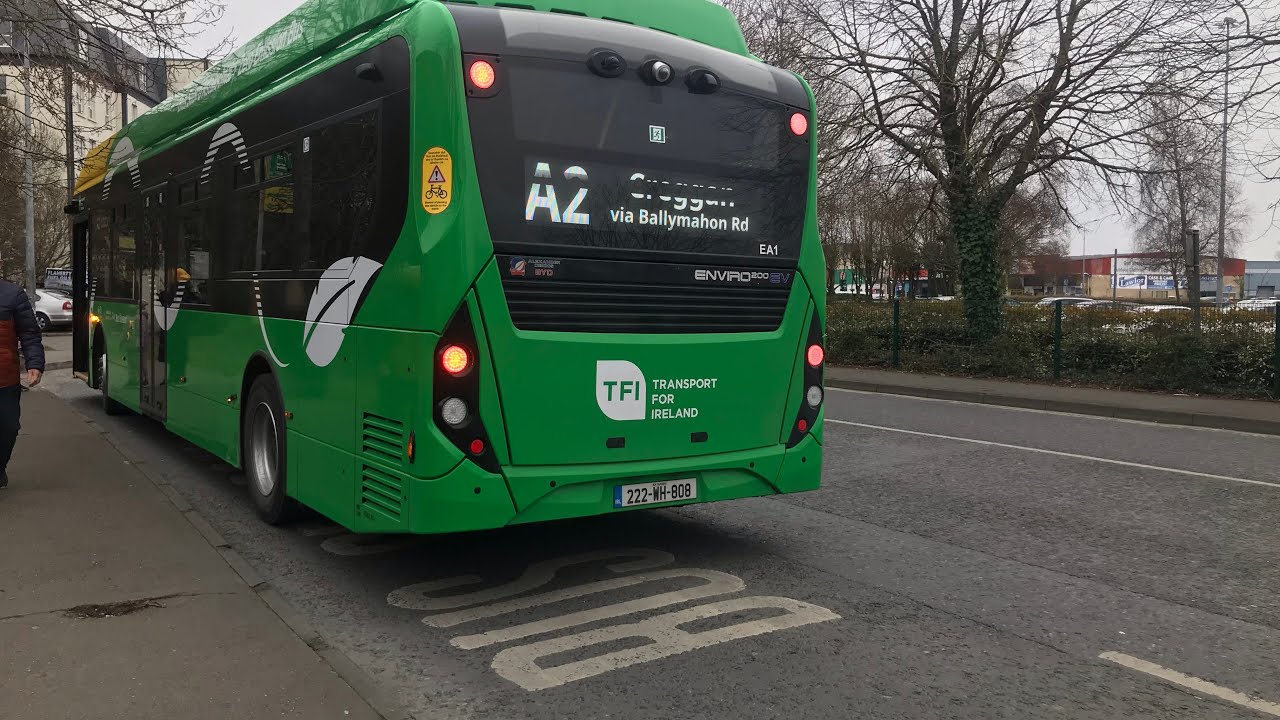 The A2 Route On The New Bus From Athlone Town Service - YouTube