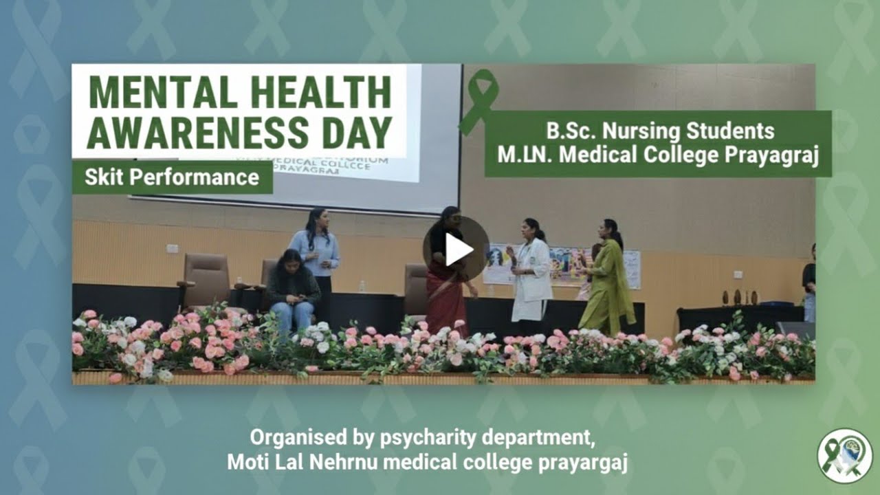 | Skit on Mental Health Awareness👩‍⚕️🧠| Moti Lal Nehru medical college ...
