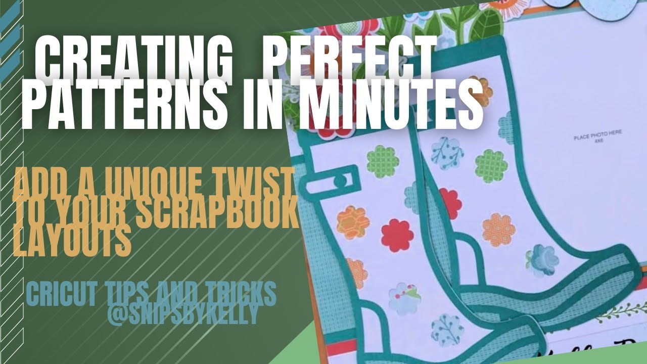 Creating Amazing Cricut Patterns in Minutes for your Scrapbooking ...