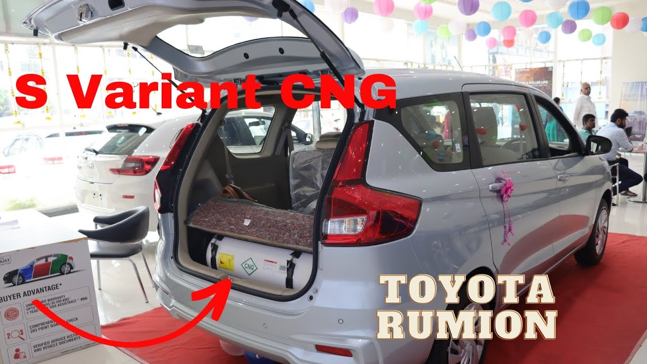 Toyota rumion review (S variant CNG) value for money variant - YouTube