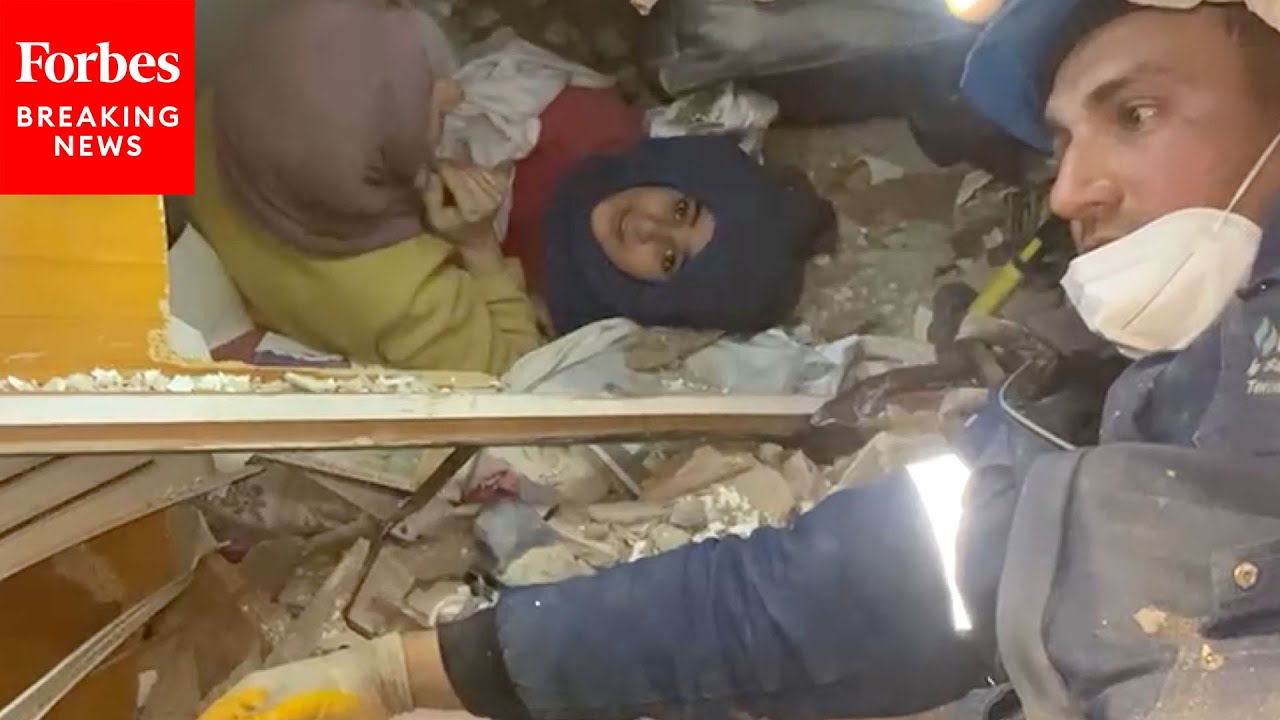 Emergency Crews Rescue 11-Year-Old And 50-Year-Old Trapped In Rubble ...