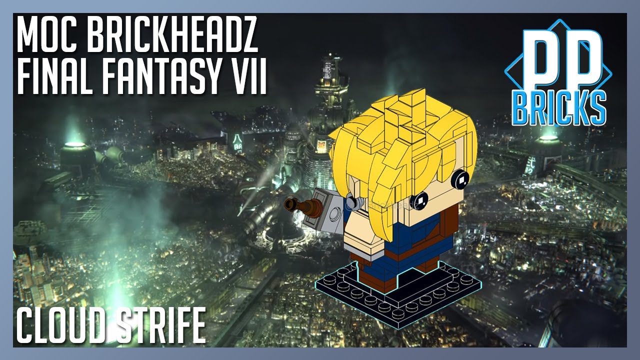 (FR) LEGO MOC Brickheadz Final Fantasy VII : Cloud Strife - YouTube