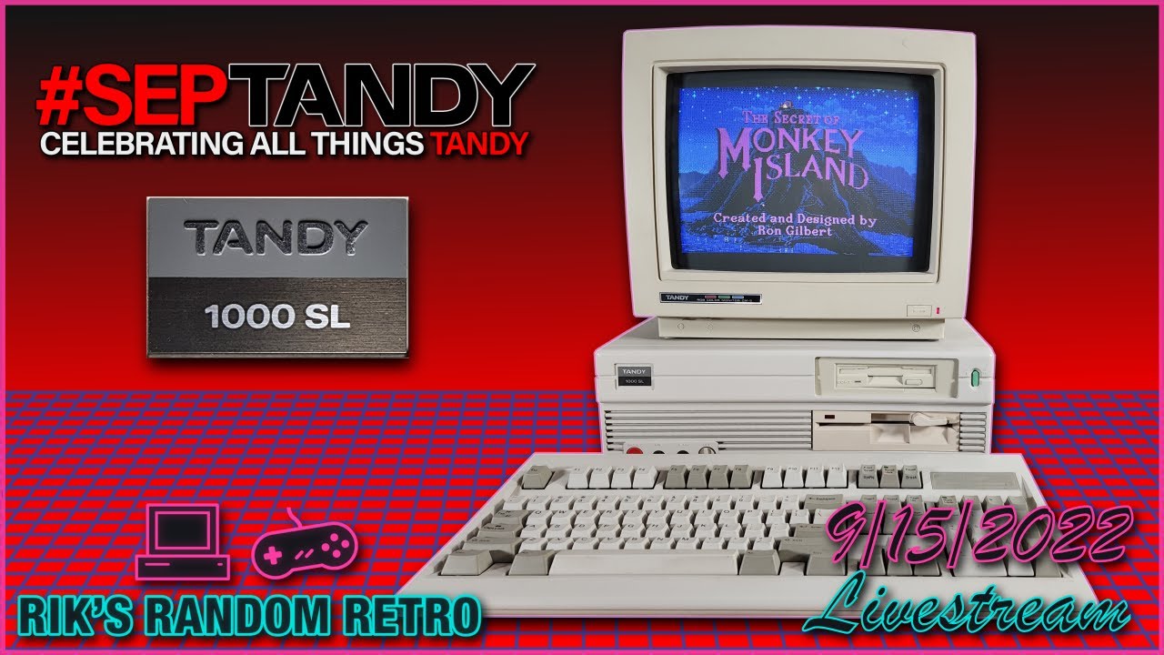 Livestream - Tandy 1000 SL - YouTube