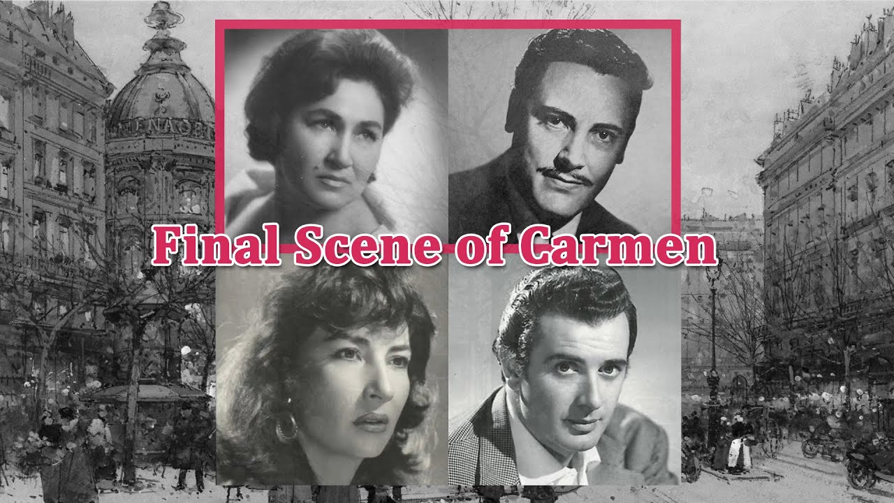 Mario del Monaco VS Corelli~Finale Carmen - YouTube